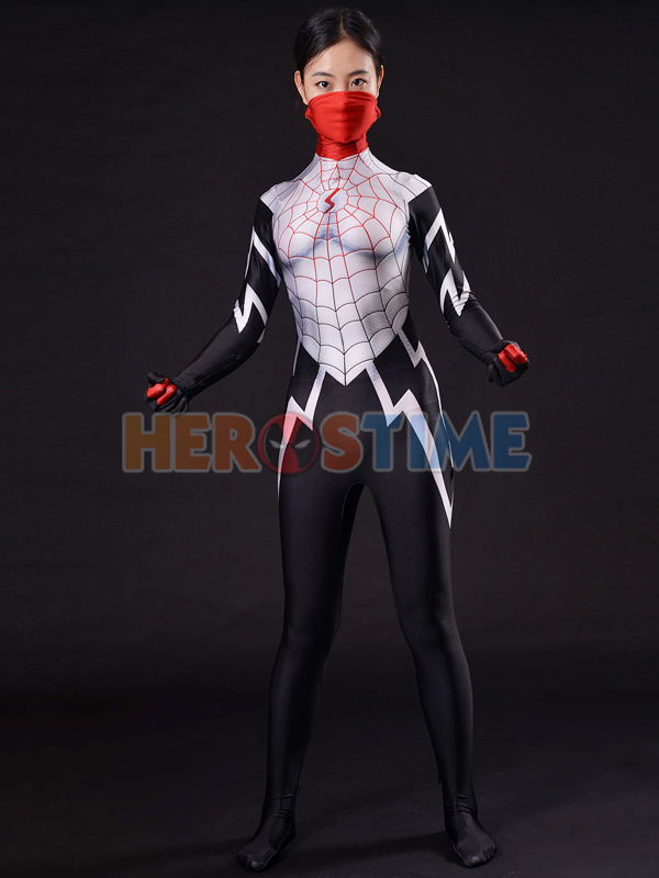 Silk Spider Morph Suit Silk Cindy Moon Spider Costume