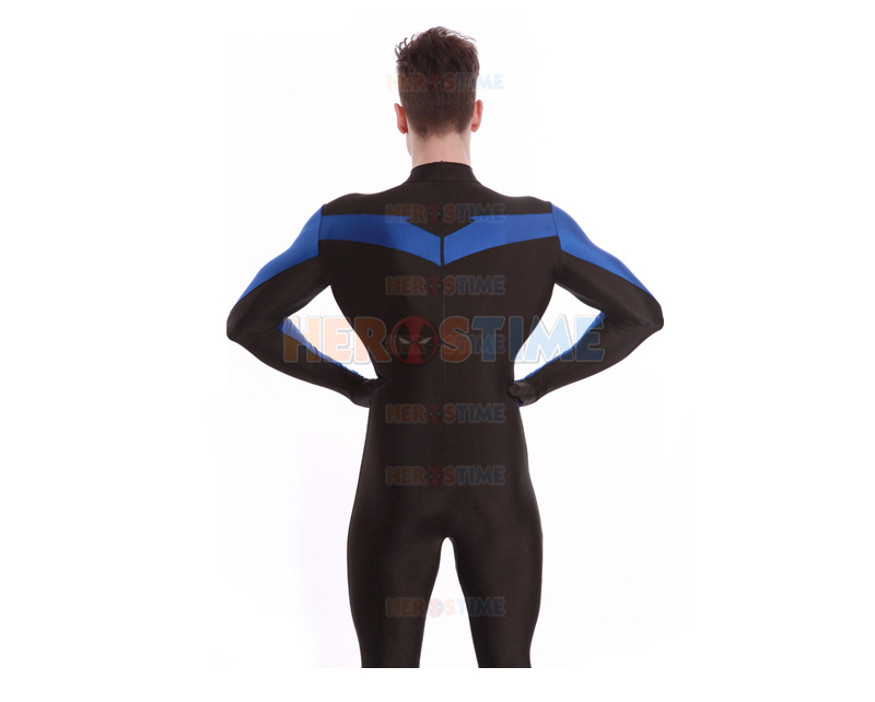 Blue & Black Nightwing Superhero Costume